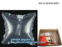 China Inflatable Air Filled Cushion Bag PE PA 60um Thickness 12 Air Columns for Fragile Wine Bottle Protection for sale