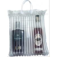 China 750ml Inflated Wine Bottle Protector Bags 70μm Leakproof Air Column Cushioning for Travel Transport for sale