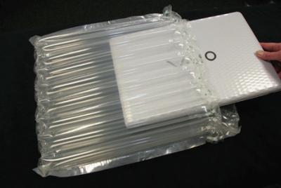 China Inflatable Laptop Protective Mailer Bag 14-15 Inch HDPE PA 65 Micron Air Column Cushion Packaging for sale