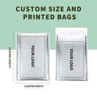 China Self-Sealing Bubble Out Bags 8x17.5 Inch Double-Side Cushioning Protective Shipping Mailers for sale