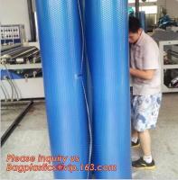 China Outdoor Swimming Pool Solar Bubble Cover 15mm Hamburger Bubble 2m Width Heat Retention Blanket for sale