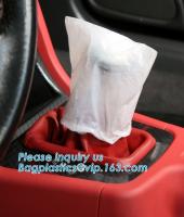 China Biodegradable Disposable Car Seat Cover 5 in 1 Kit Protection 18mic Customizable for sale