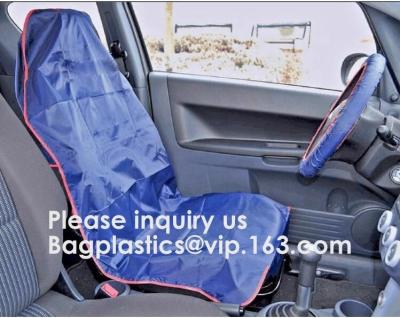 China Universal Nylon Car Seat Cover Set 5pcs 26.5x19x2cm Custom Color for Auto Shops for sale