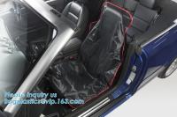 China Universal Waterproof Nylon Car Seat Cover Protector Black Reusable 500pcs MOQ for sale