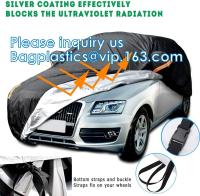 China Outdoor Full Car Cover 190T Polyester UV Protection for Sedan SUV MPV Custom Size for sale