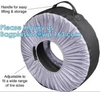 China Tire Cover with Handle Wheel Storage Tote Bags Set of 4 Fit 22-31 Inch Diameter for sale