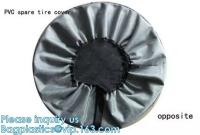 China Custom PVC Spare Tire Cover 14-18 Inch Waterproof Dustproof Wheel Protector for SUV for sale