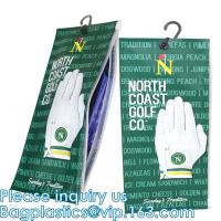 China Custom Biodegradable EVA Zipper Bag with Ring Hanger Hooks for Shirt Packaging for sale