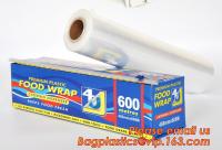 China Food Grade PE Cling Film 12in x 2000ft with Slide Cutter BPA Free Microwave Safe Plastic Wrap for sale