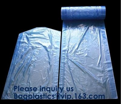 China Biodegradable LDPE Dry Cleaning Garment Bag on Roll 0.5 Mil 64x127cm for sale