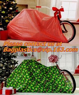 China Jumbo Bike Gift Bags 2 Pack 72x60 Inch Heavy Duty Rip Proof Extra Large Christmas Wrapping Sacks for sale
