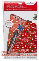 China Jumbo Bike Gift Bags 2 Pack 72x60 Inch Heavy Duty Rip Proof Extra Large Christmas Wrapping Sacks for sale