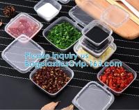 China 2 oz BPA Free Plastic Sauce Cups with Lids 30ml Portion Cups for Condiments Storage for sale