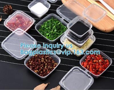 China 2 oz BPA Free Plastic Sauce Cups with Lids 30ml Portion Cups for Condiments Storage for sale