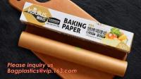 China Non-Stick Baking Greaseproof Parchment Aluminum Foil 7 Micron 40gsm 30cm x 15m Roll for sale