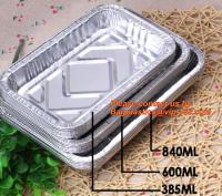 China Alloy 8011 Disposable Aluminum Foil Container Tray 750ml 13x9 Inch with Lids for sale