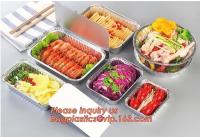 China Alloy 8011 Disposable Aluminum Foil Container Tray 750ml 13x9 Inch with Lids for sale