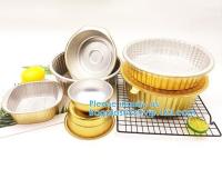 China Disposable Aluminum Foil Pan Rectangle 10 Pack Take Out Food Container with Lid for sale