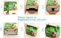China Corrugated Fruit Packing Box, Gloss Lamination, Offset Printing, Foldable Box, Flower Cone, Flowral Packaging for sale