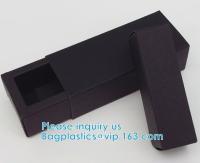 China Kraft Paper Drawer Gift Box 5x4.25x1.65 Inch Black 20 Pack for Jewelry Candy Soap for sale