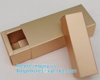 China Kraft Paper Drawer Gift Box 5x4.25x1.65 Inch Black 20 Pack for Jewelry Candy Soap for sale