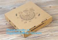 China Custom Corrugated Pizza Boxes 9 10 12 Inch Recyclable Paper Takeout Packaging for sale
