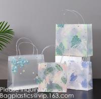 China Frosted Plastic Shopping Bags with Loop Handles 16x12x6 Inch 50 Pack Durable Retail Gift Bags for sale