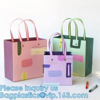 China Luxury Matte Black Paper Gift Bags 12 Pack 250gsm with Gold Foil and Twisted Handles for sale
