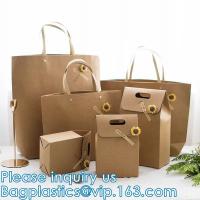 China Luxury Matte Black Paper Gift Bags 12 Pack 250gsm with Gold Foil and Twisted Handles for sale