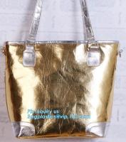 China Tyvek Tote Bag 35x38cm Washable Kraft Paper Shopping Bag with Cotton Linen Lining for sale