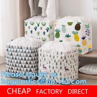 China Collapsible Laundry Basket 82L 600D Oxford Fabric with Aluminum Handle Waterproof Hamper for sale