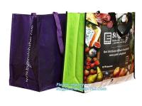 China Nonwoven Fabric Grocery Tote 15x13x10 inch Heavy Duty Reusable Shopping Bags 12 Pack for sale