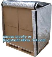 China Moisture Barrier Waterproof Thermal Insulated Pallet Cover 5-25mm Bubble for Transportation for sale