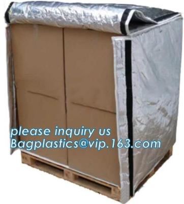 China Moisture Barrier Waterproof Thermal Insulated Pallet Cover 5-25mm Bubble for Transportation for sale