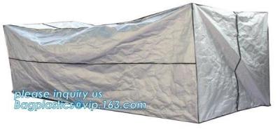 China Reusable Thermal Insulated Pallet Covers 1.2m x 1.2m Radiant Barrier Foil Heat Resistance Bubble for sale