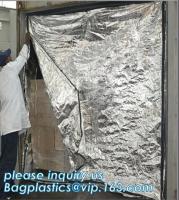 China Reusable Thermal Insulated Pallet Covers 1.2m x 1.2m Radiant Barrier Foil Heat Resistance Bubble for sale