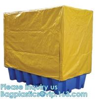 China Waterproof 420D Oxford Outdoor Tarpaulin Pallet Cover 180x120x74cm UV Protection for sale