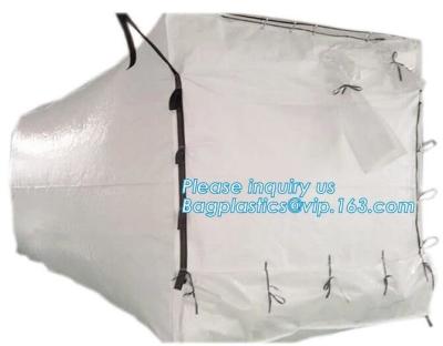 China 20ft Dry Bulk Container Liner Bag 80gsm PE Woven for Sea Transport for sale