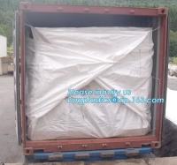 China 20ft Dry Bulk Container Liner Bag 80gsm PE Woven for Sea Transport for sale