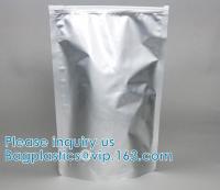 China Custom Slider Zipper Pouch Bags 80x80mm to 450x550mm Food Grade Reclosable Plastic for sale