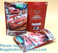 China Custom Laminated Mylar Plastic Pouch with Zipper 50-100mic for Food Packaging for sale