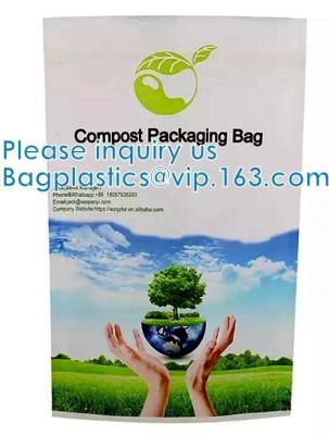 China Custom Compostable Stand Up Pouch with Zipper 50-200microns for Toy Packaging for sale