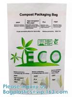 China Custom Compostable Stand Up Pouch with Zipper 50-200microns for Toy Packaging for sale