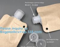 China Reusable Baby Food Pouches 6oz BPA-Free Silicone Storage for Puree Smoothie Yogurt for sale