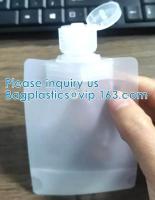 China Reusable Baby Food Pouches 6oz BPA-Free Silicone Storage for Puree Smoothie Yogurt for sale