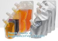 China BPA Free Stand Up Drink Spout Pouch 500ml Leak Proof Water Bottle Nozzle Bag for Beverage Juice Milk Coffee for sale