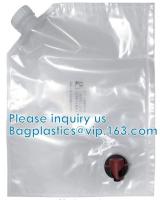 China 1.5L 10L Reusable Bag-in-Box Bags Dual Spout BIB Refill Bladders BPA Free for sale