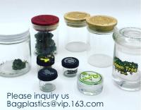 China Child Resistant Glass Storage Jar 7ml 15ml 30ml 60ml 90ml 120ml Airtight Twist On Lid for sale