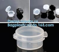 China 5g 5ml Small Cream Clear Plastic Pot With Screw Cap Cosmetic Container Empty Plastic Jar for sale