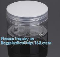 China Mini Canning Jars With Black Lids, glass storage jar container Cosmetic, Lotion, Cream, Makeup for sale